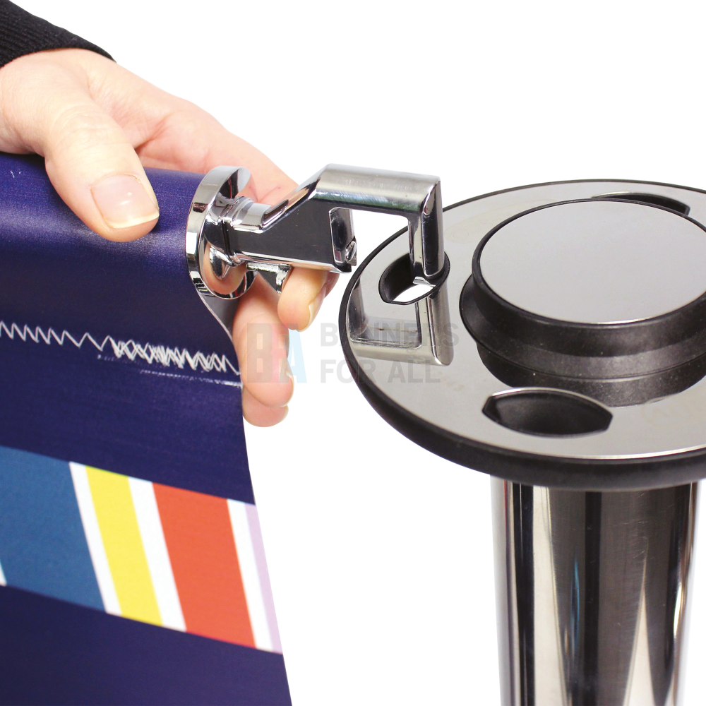 1.2m/4ft Cafe Barrier Cross Rail | Cafe Barriers | Banners For All