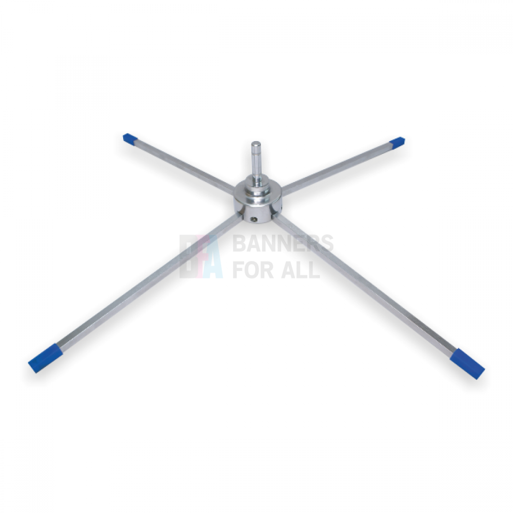 3.2KG Folding Cross Base | Flying Banner Base | Banners For All