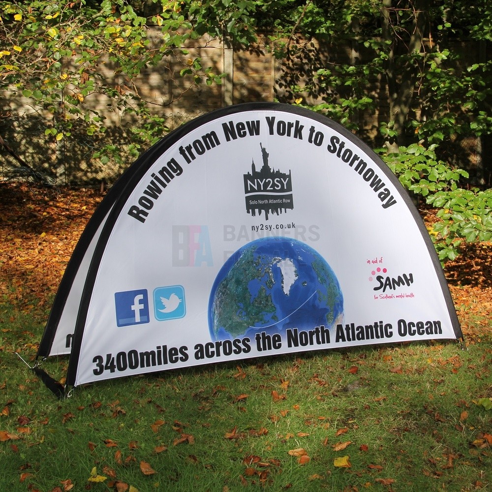 Dome Banner | Parabola Banner | Banners For All