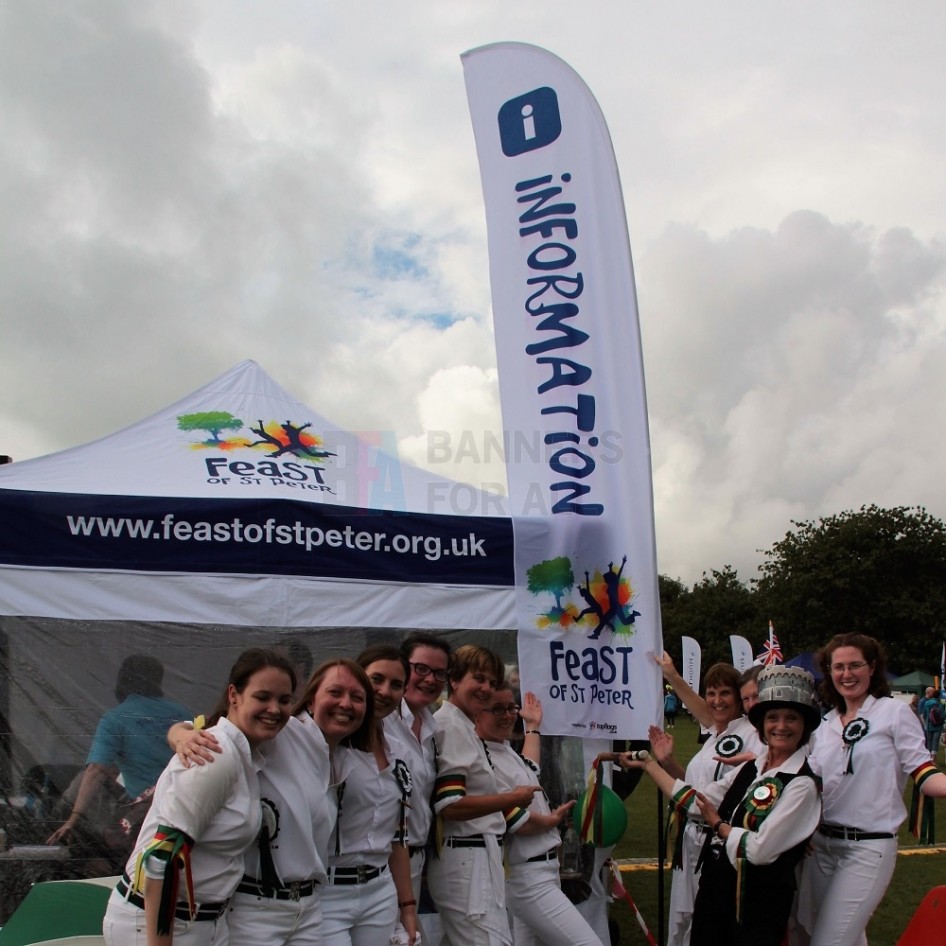 3.5m Feather Banner (Large) | Feather Banners | Banners For All