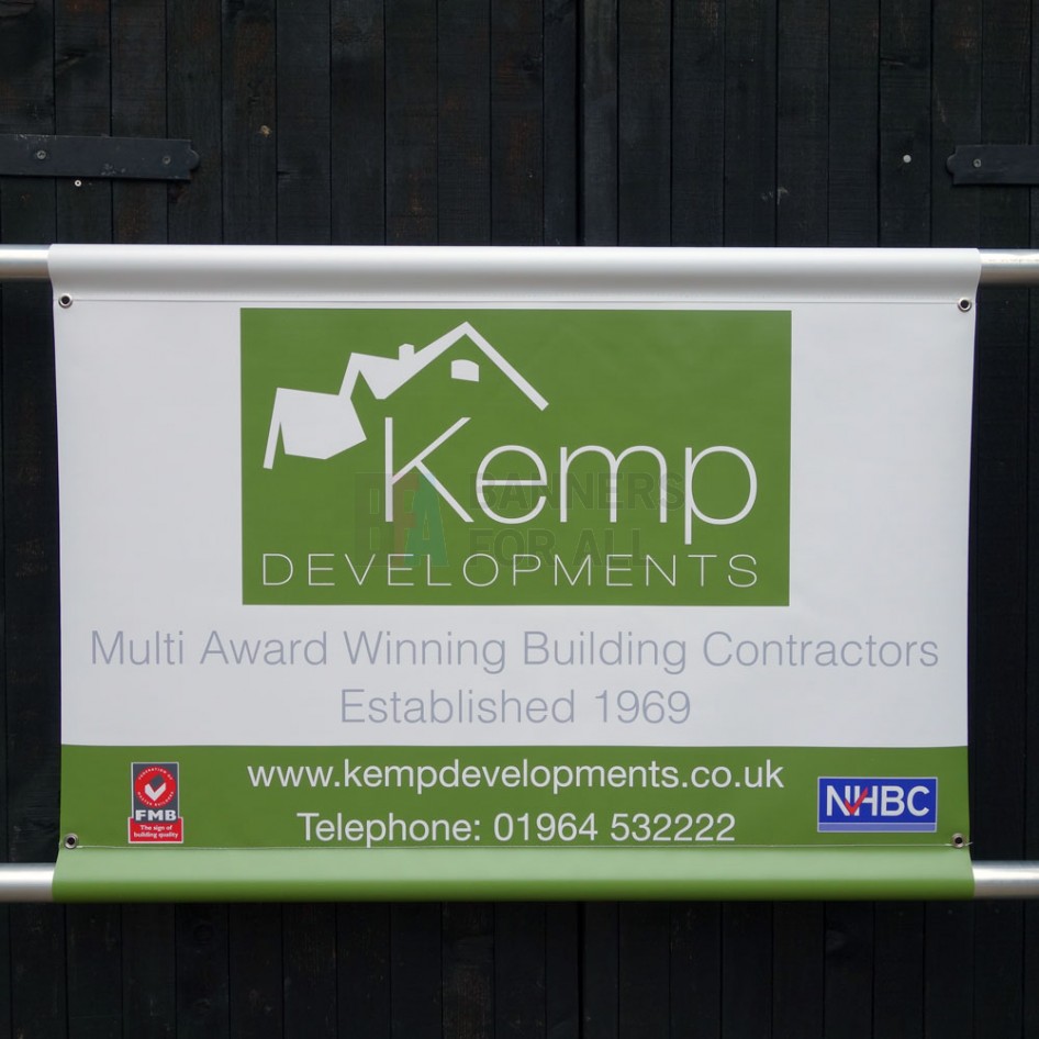 Custom Size PVC Scaffold Banner (Single Sided) | Scaffold Banners ...