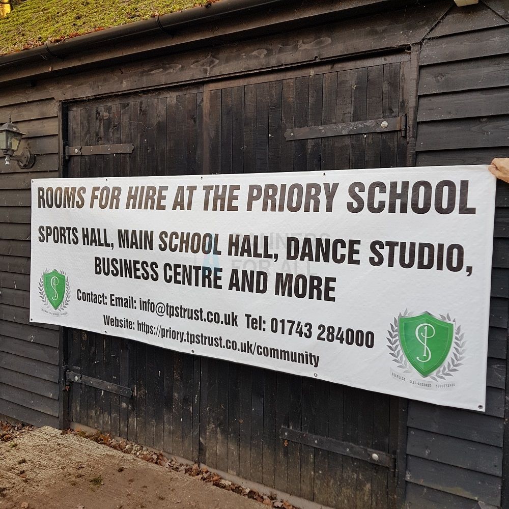 3m x 1m PVC FREE Banner with hems and eyelets | Banners For All